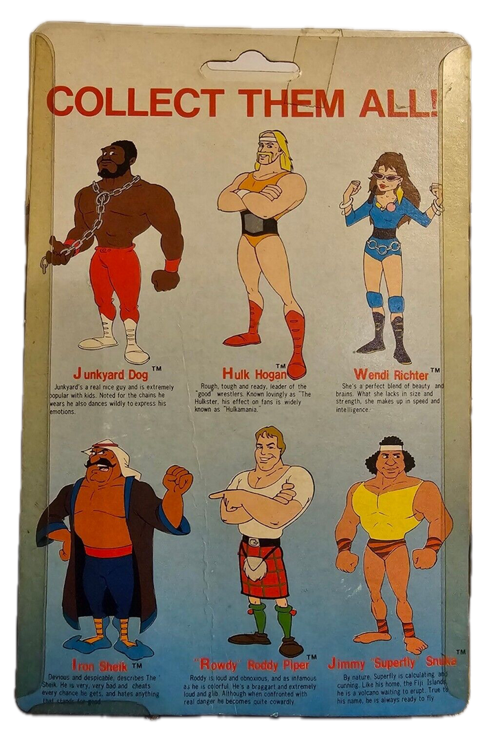 Winston Toys WWF Hulk Hogan's Rock 'n' Wrestling Collectable Erasers ...
