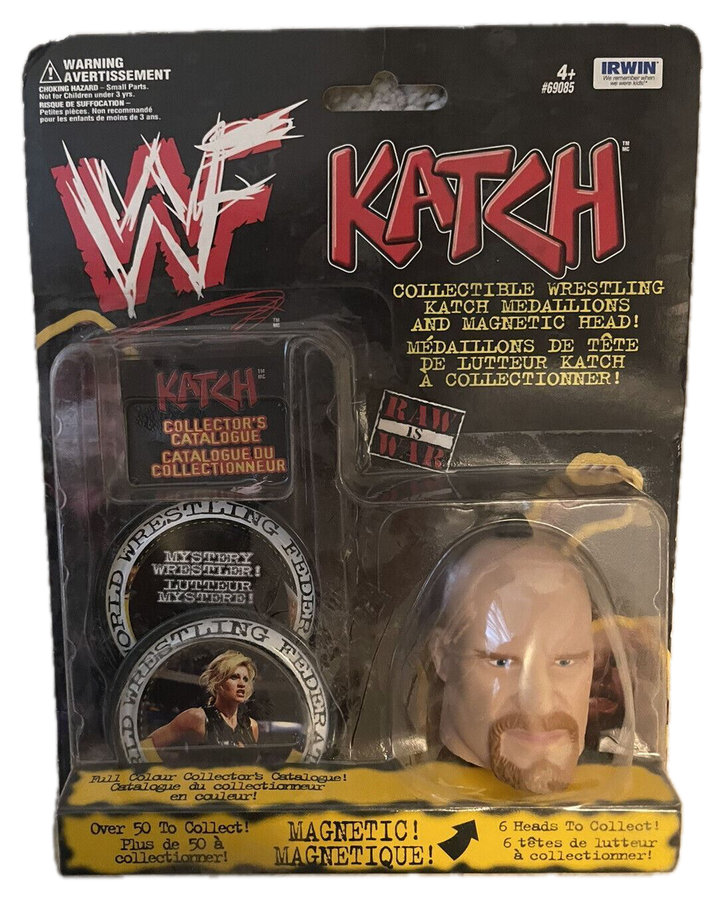 1999 WWF Irwin Toy Stone Cold Steve Austin Katch Magnetic Head ...