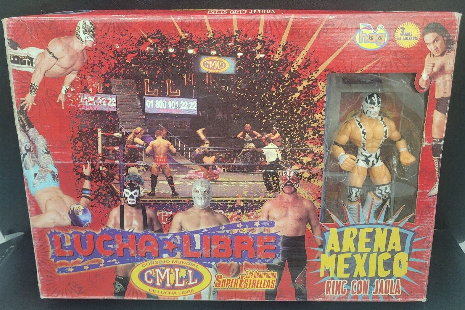 2007 CMLL Hag Distribuidoras 6.5" Super Estrellas Arena Mexico [With D ...