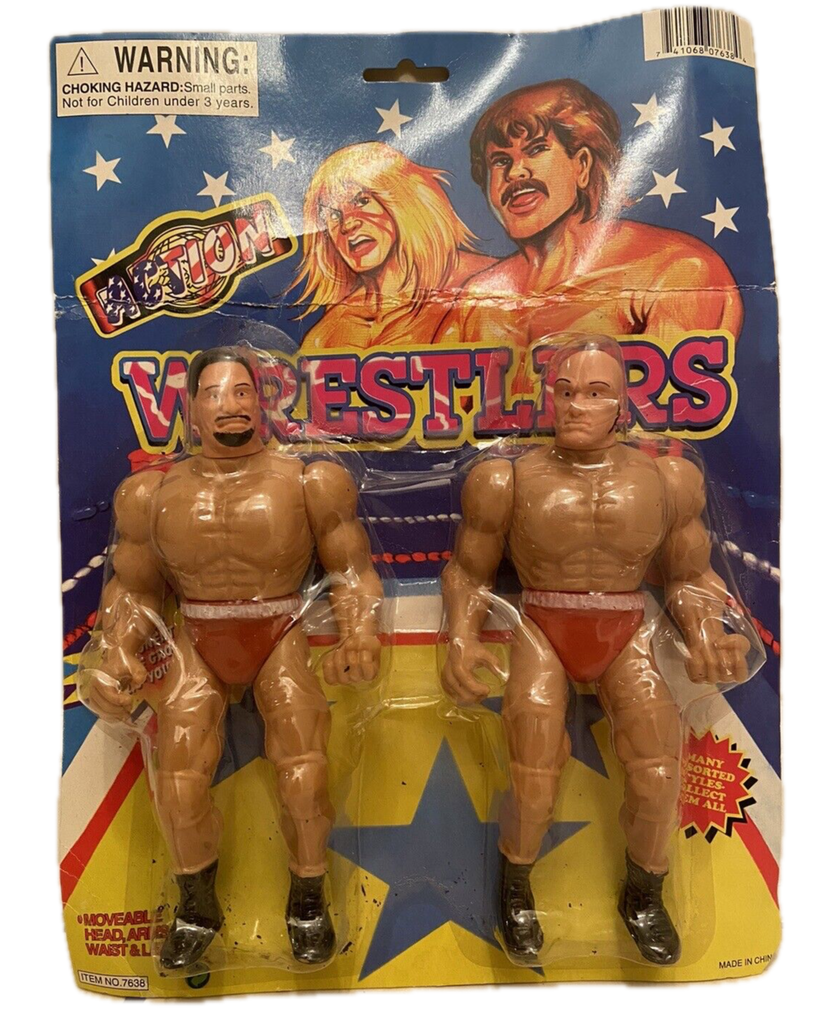 Action Wrestlers Full Size Bootleg/Knockoff 2-Pack – Wrestling Figure ...