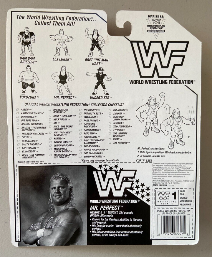 All Mr. Perfect Wrestling Action Figures – Wrestling Figure Database
