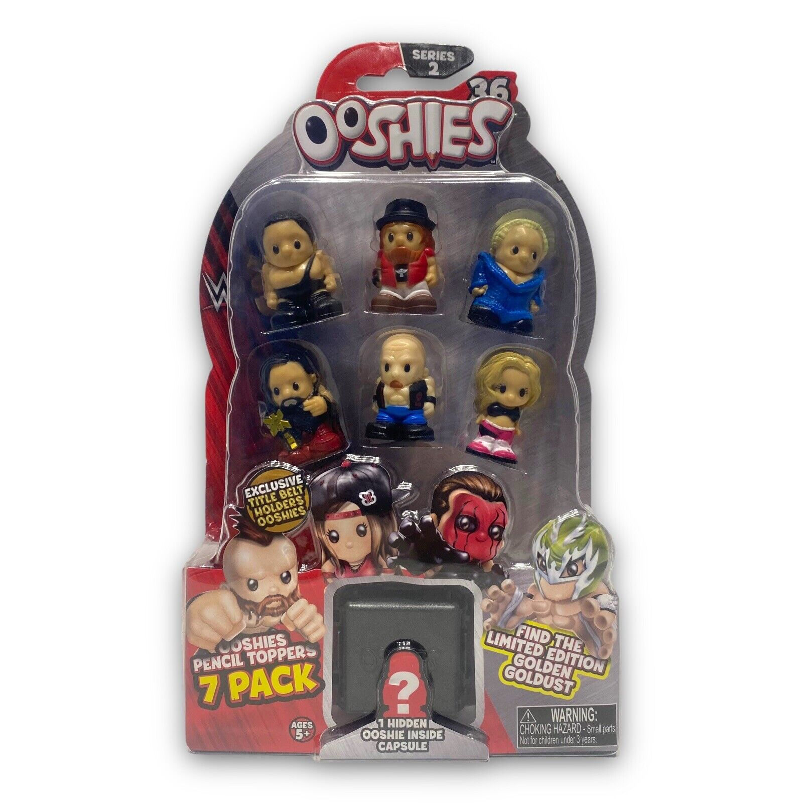 2018 WWE Headstart Ooshies Series 2 Pencil Topper 7-Pack – Wrestling ...