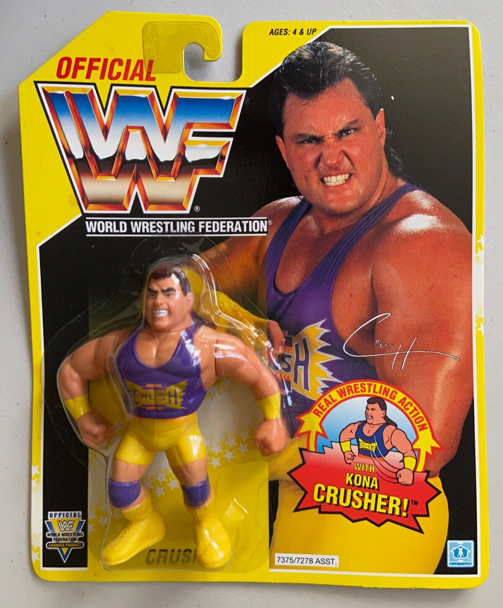 1993 WWF Hasbro Series 7 Crush with Kona Crusher! – Wrestling Figure ...