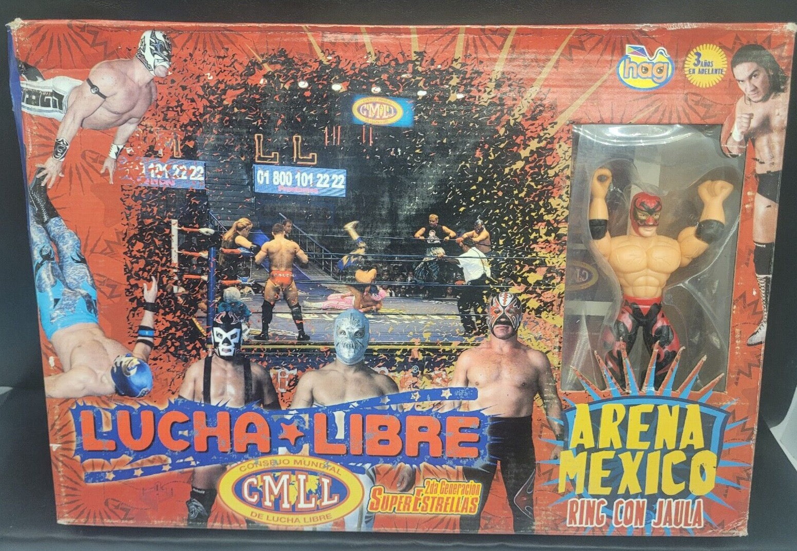 2007 CMLL Hag Distribuidoras 6.5" Super Estrellas Arena Mexico [With D ...