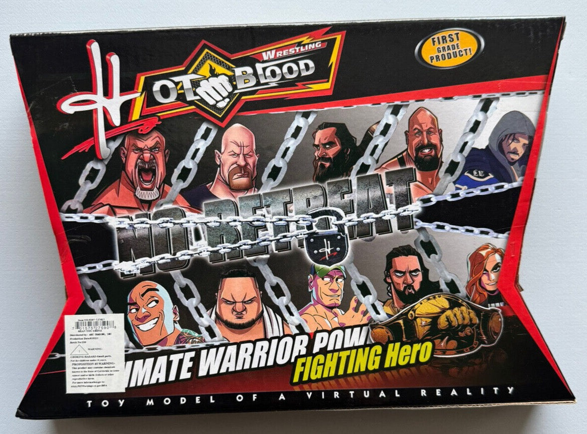 Ultimate Warrior Power FIGHTING Hero Hot Blood Bootleg/Knockoff 2-Pack ...