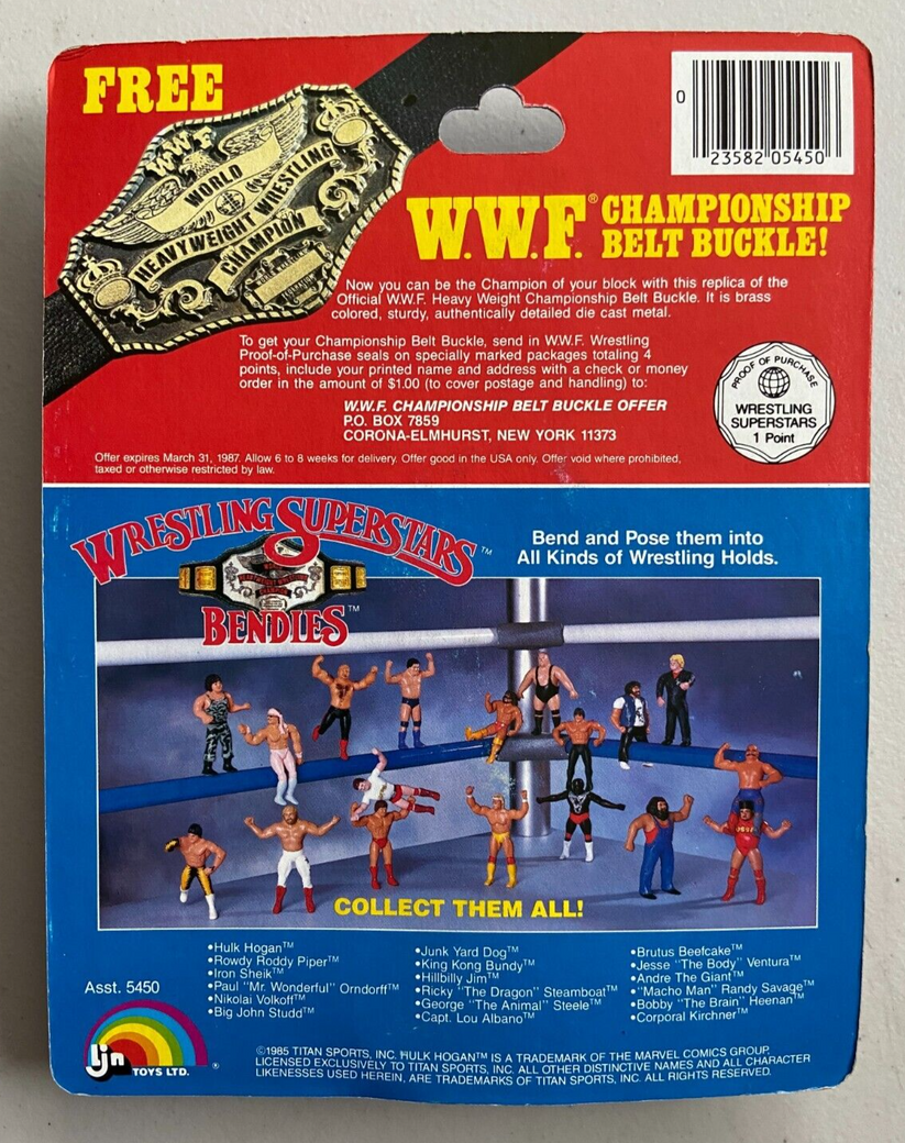 1986 WWF LJN Wrestling Superstars Bendies Series 2 Nikolai Volkoff ...