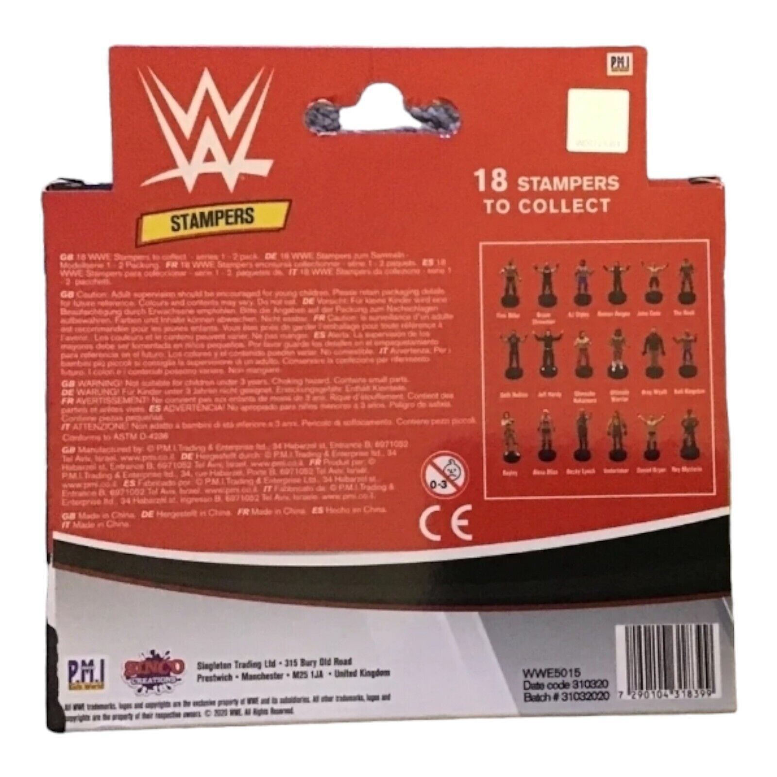 2020 WWE PMI Stampers 2-Pack: Jeff Hardy & Ultimate Warrior – Wrestling ...