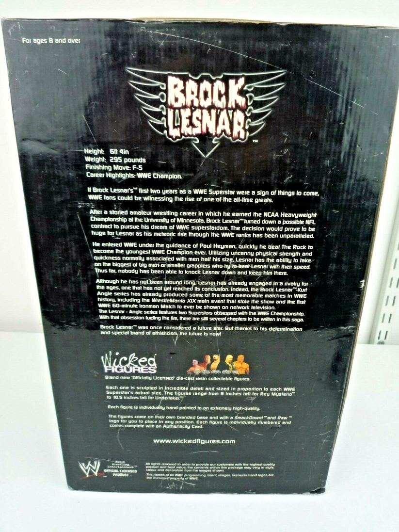 2004 WWE Puzzle Productions/Wicked Figures Series 2 Brock Lesnar ...