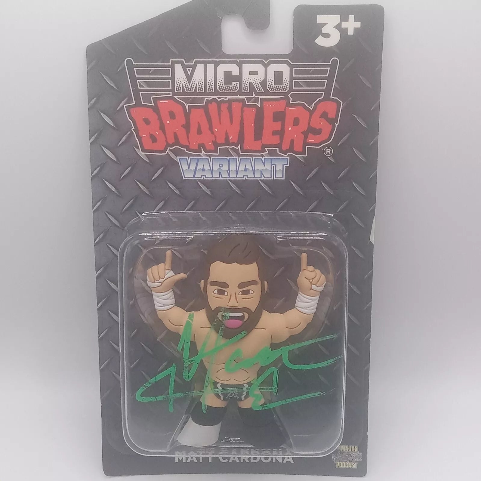 2021 MWFP Pro Wrestling Tees Micro Brawlers Variant Edition Matt Cardo ...