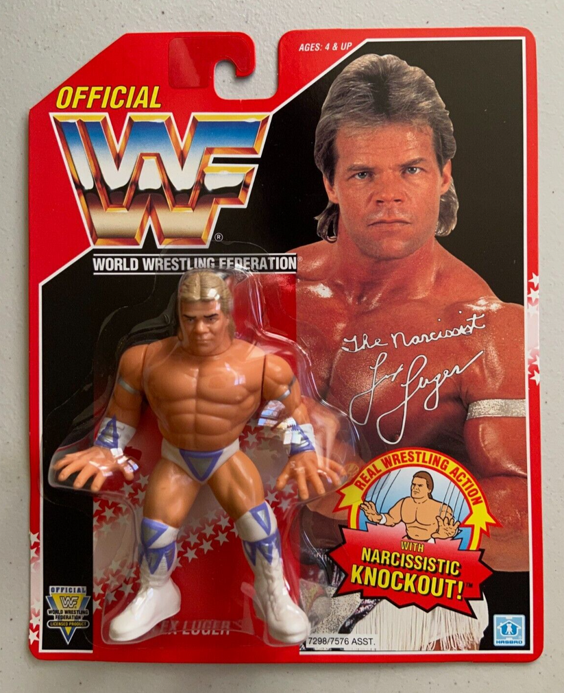 1994 WWF Hasbro Series 8 Lex Luger with Narcissistic Knockout ...