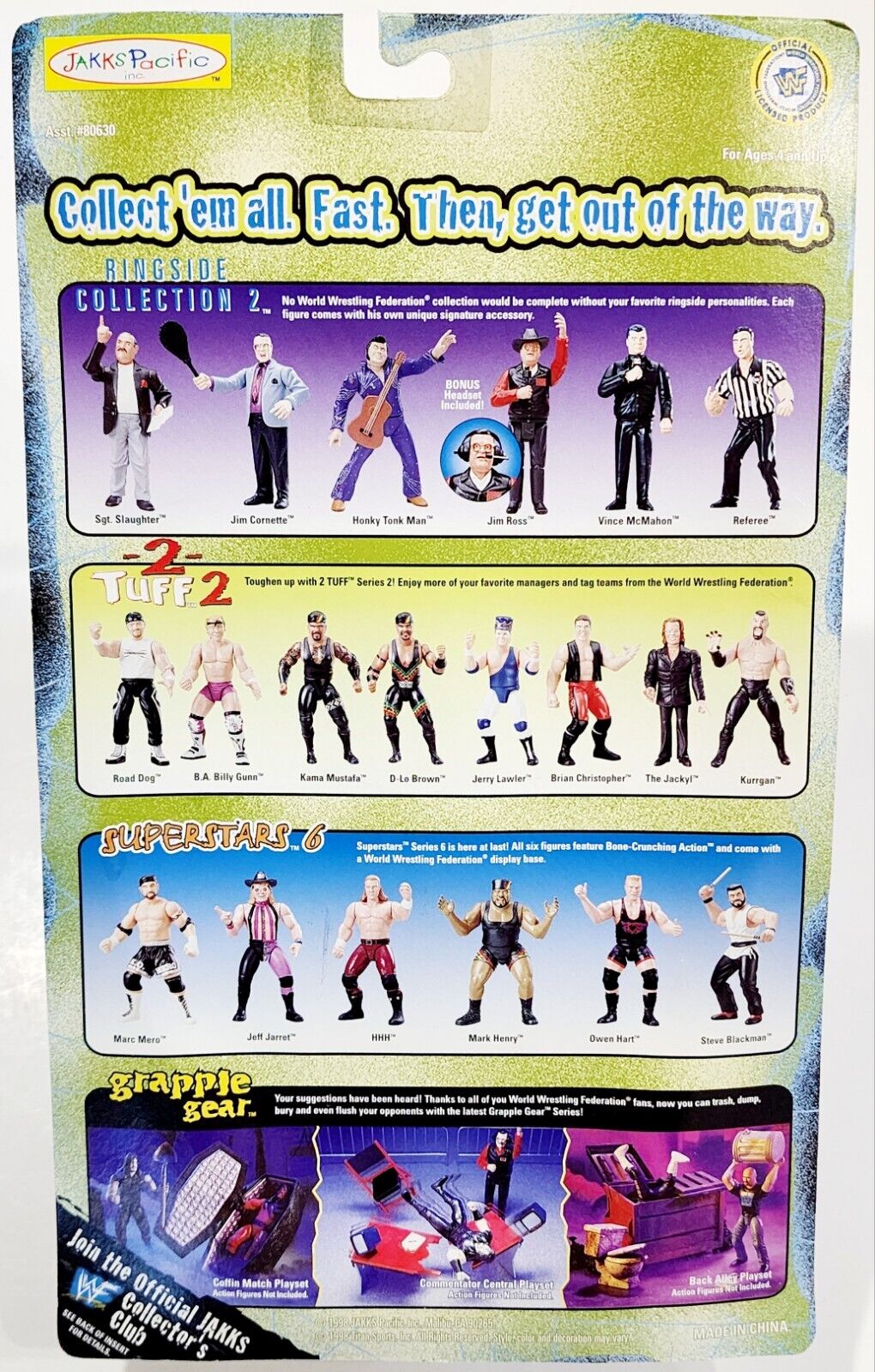 All Jim Ross Wrestling Action Figures – Wrestling Figure Database
