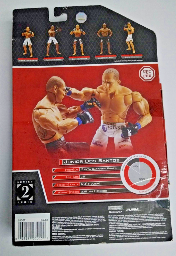 2012 Jakks Pacific UFC Kmart Series 2 Junior Dos Santos [Exclusive ...