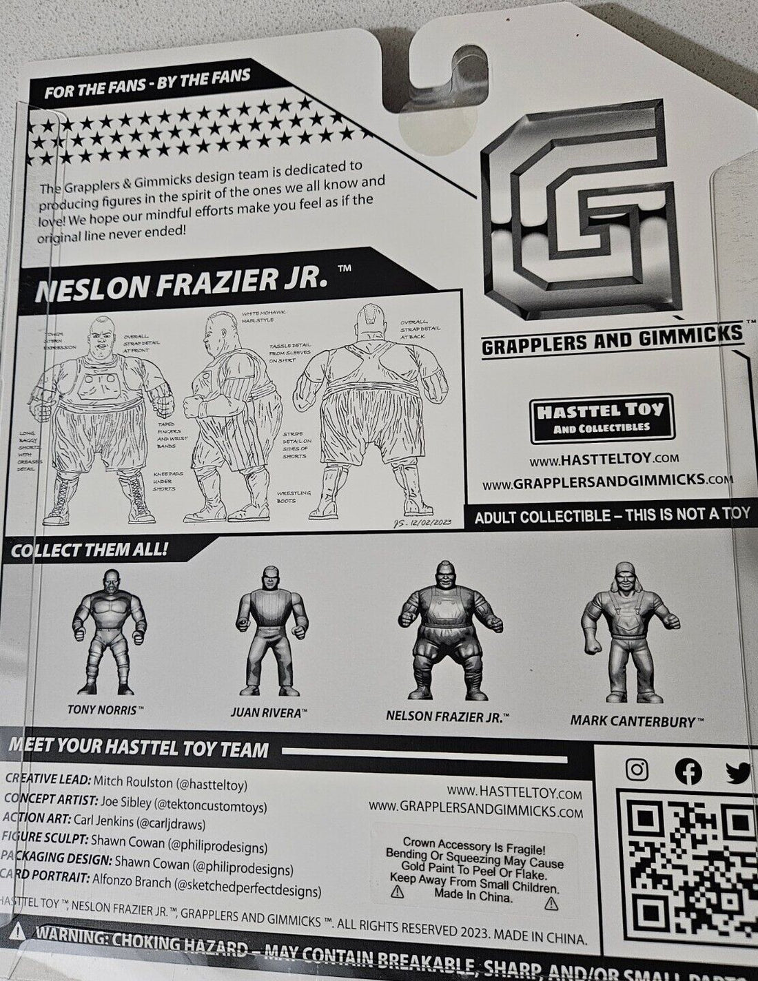 2024 Hasttel Toy Grapplers & Gimmicks King Nelson [Mabel] – Wrestling ...