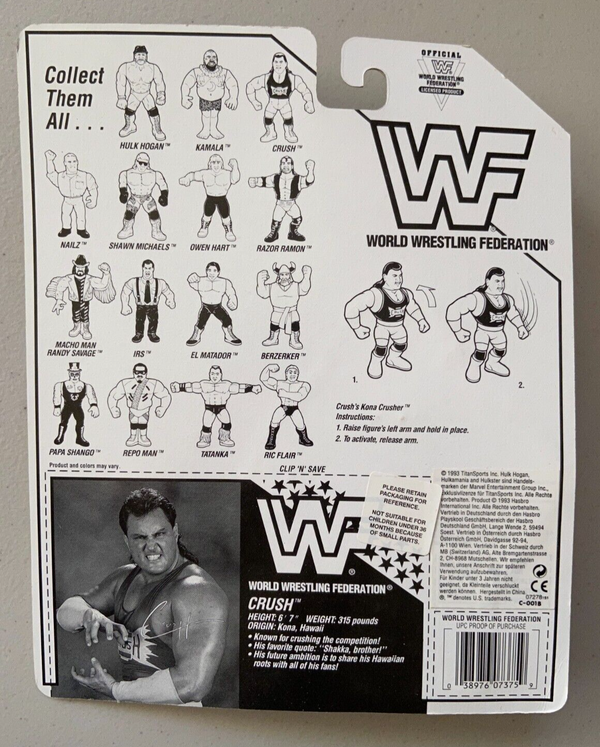 1993 WWF Hasbro Series 7 Crush with Kona Crusher! – Wrestling Figure ...