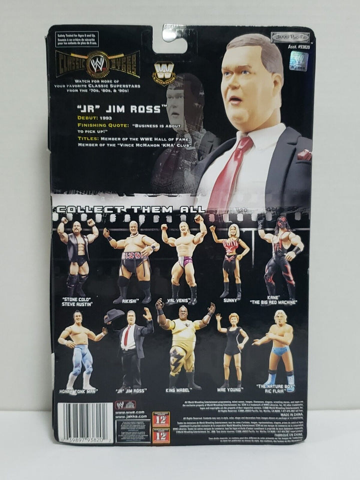 All Jim Ross Wrestling Action Figures – Wrestling Figure Database