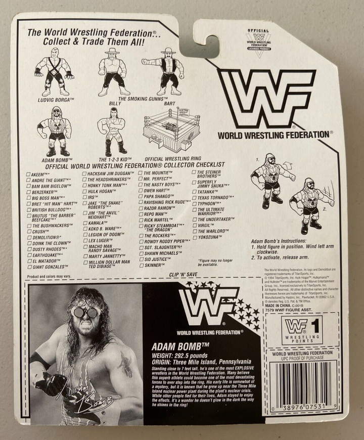 Hasbro WWF Wrestling Action Figures – Page 3 – Wrestling Figure Database