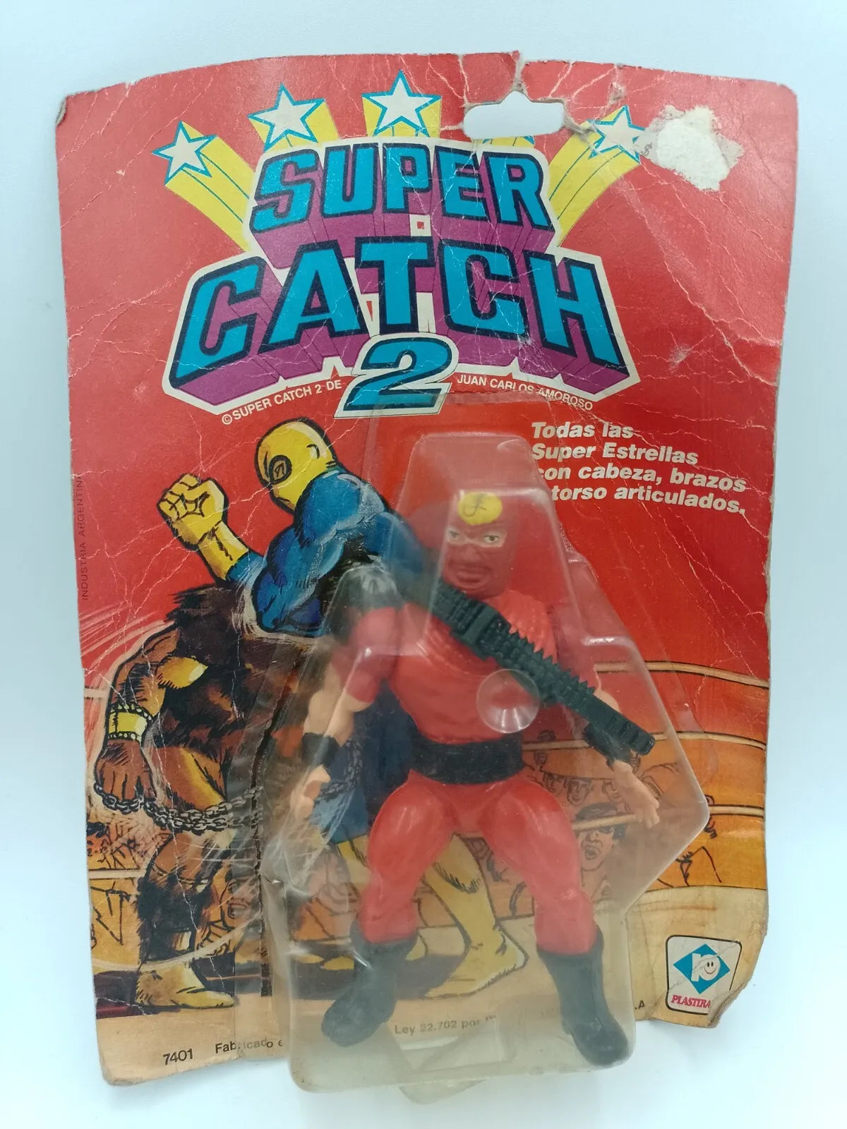 1990 Plastirama Super Catch 2 El Ninja Rojo – Wrestling Figure Database
