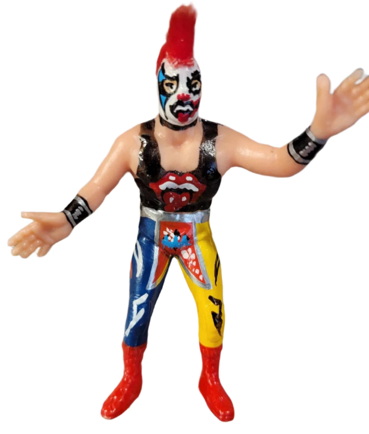 4.5" Classic Style Bootleg/Knockoff Psycho Clown – Wrestling Figure ...
