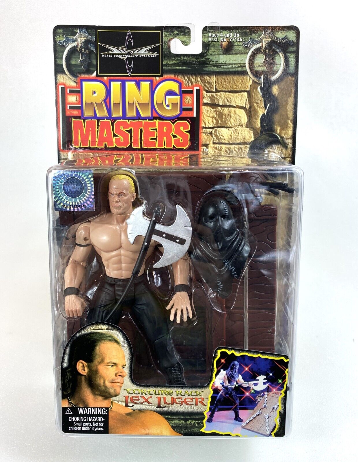 1999 WCW Toy Biz Ring Masters "Torture Rack" Lex Luger – Wrestling ...