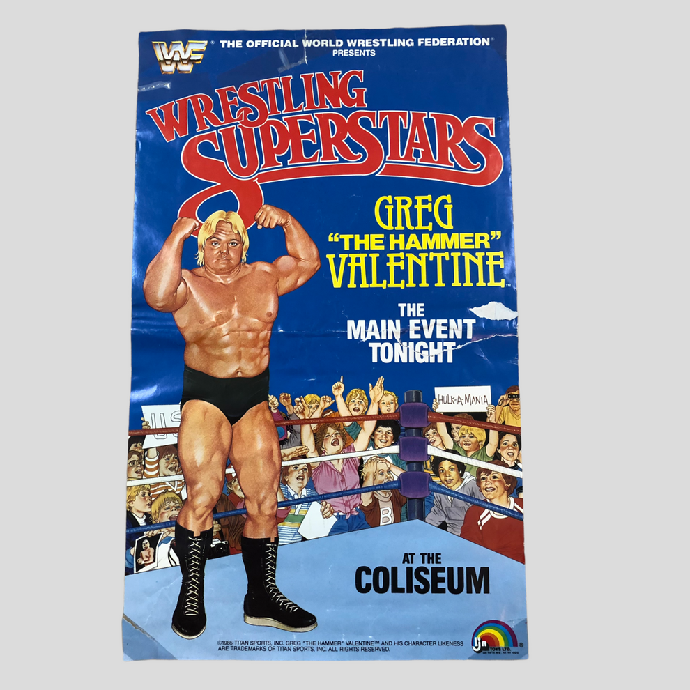 1986 WWF LJN Wrestling Superstars Series 2 Greg Valentine – Wrestling ...
