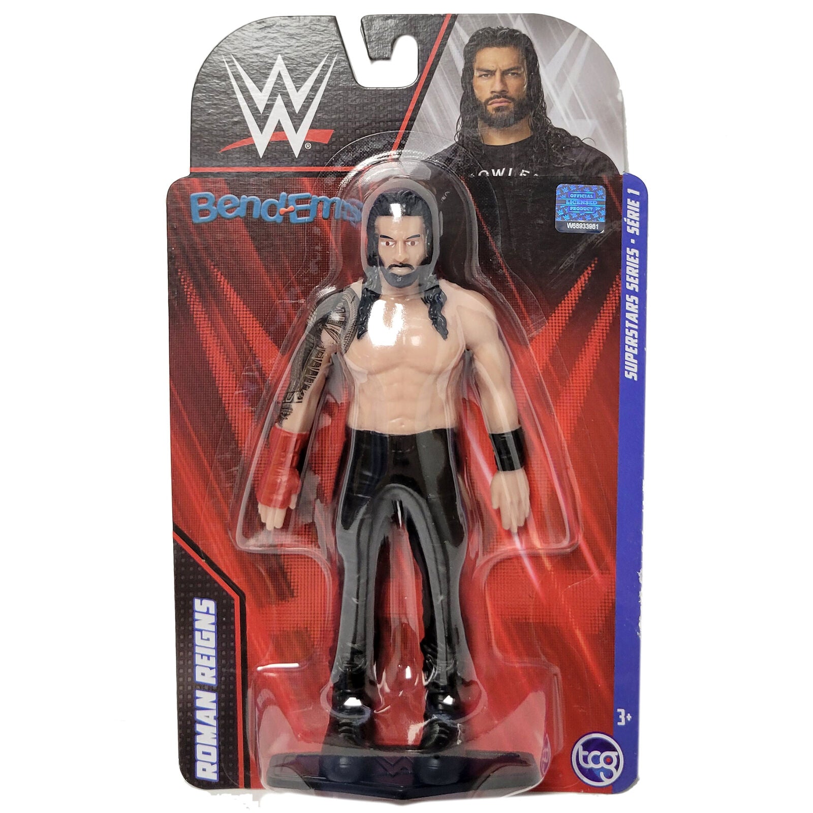 2023 WWE TCG Toys Bend-Ems Superstars Series 1 Roman Reigns – Wrestling ...