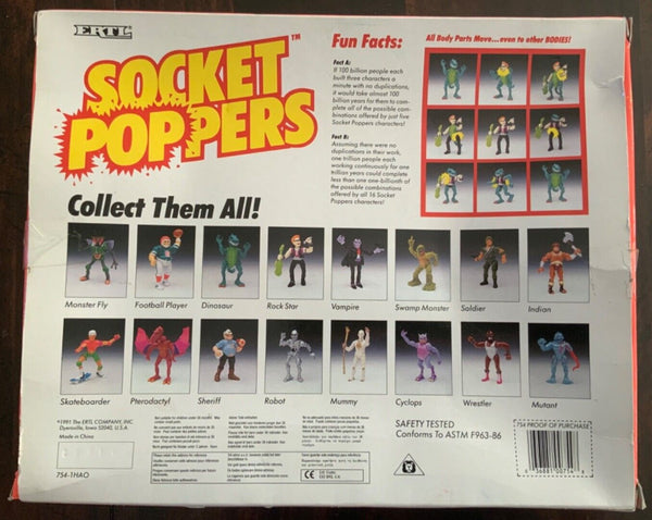 1991 Ertl Company Socket Poppers [With Wrestler] – Wrestling Figure ...