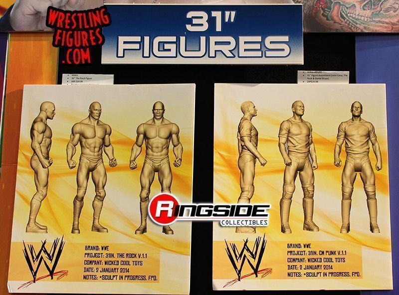 Unreleased WWE Wicked Cool Toys 31" The Rock – Wrestling Figure Database