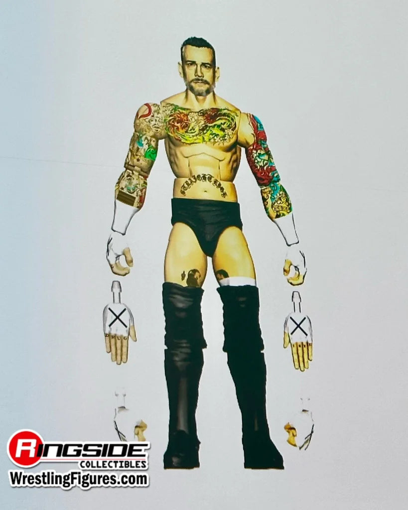 Unreleased WWE Mattel Elite Collection Series 113 CM Punk – Wrestling ...