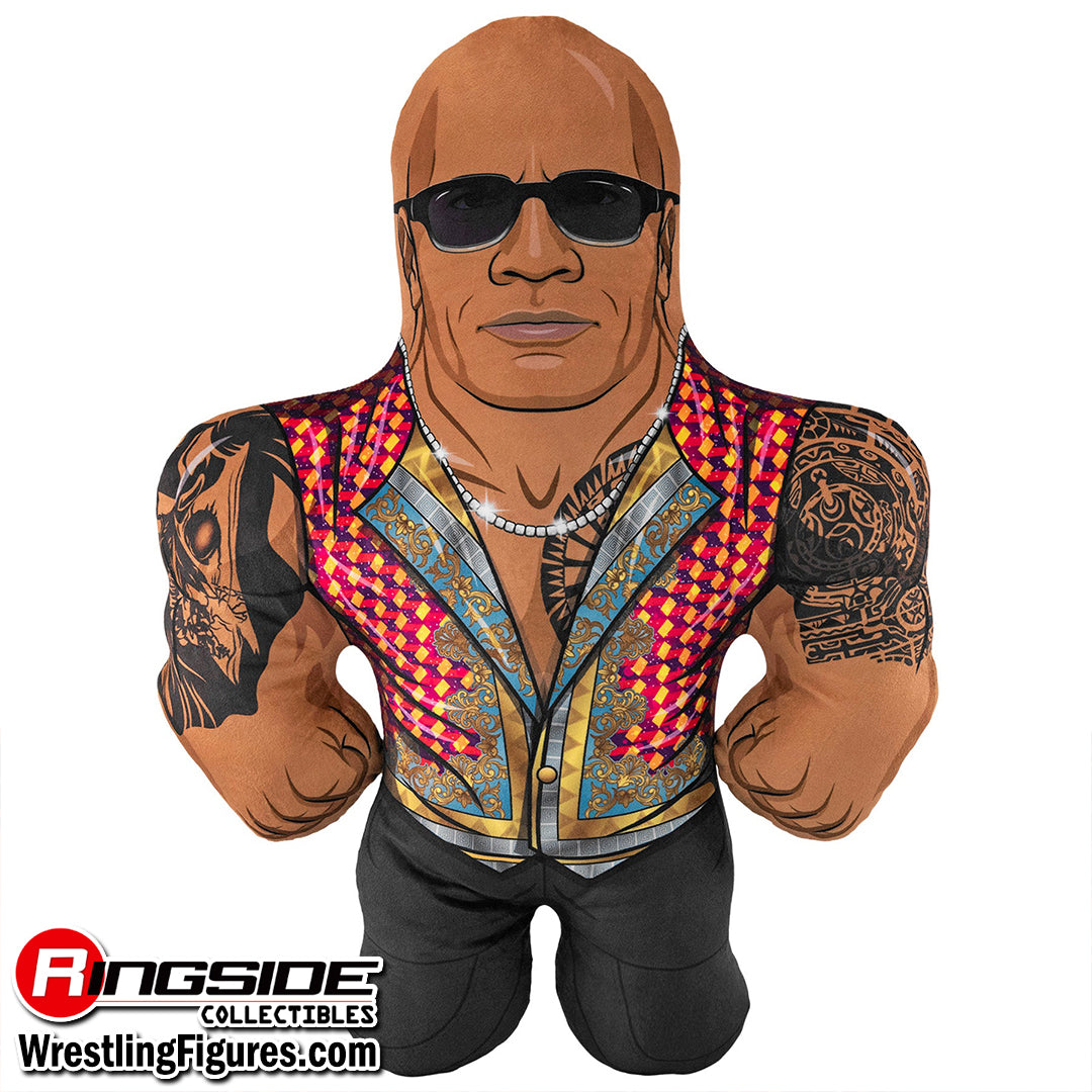 2025 WWE Uncanny Brands Bleacher Buddies "Final Boss" The Rock [Exclus ...