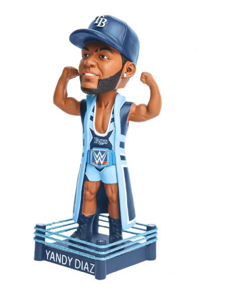 2020 Tampa Bay Rays Yandy Diaz WWE Bobblehead – Wrestling Figure Database