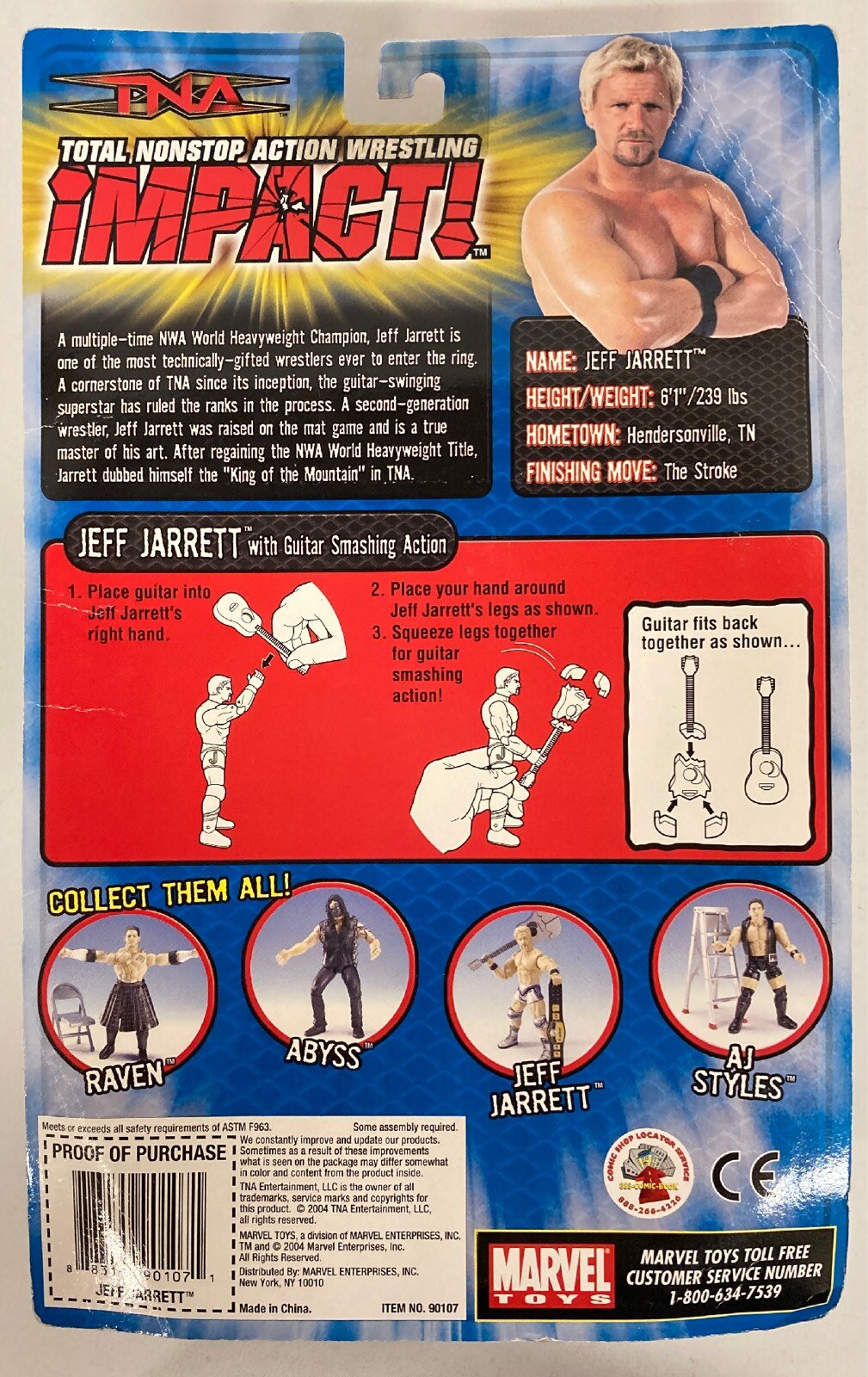 Marvel Toys TNA/Impact! Wrestling Action Figures – Wrestling Figure ...