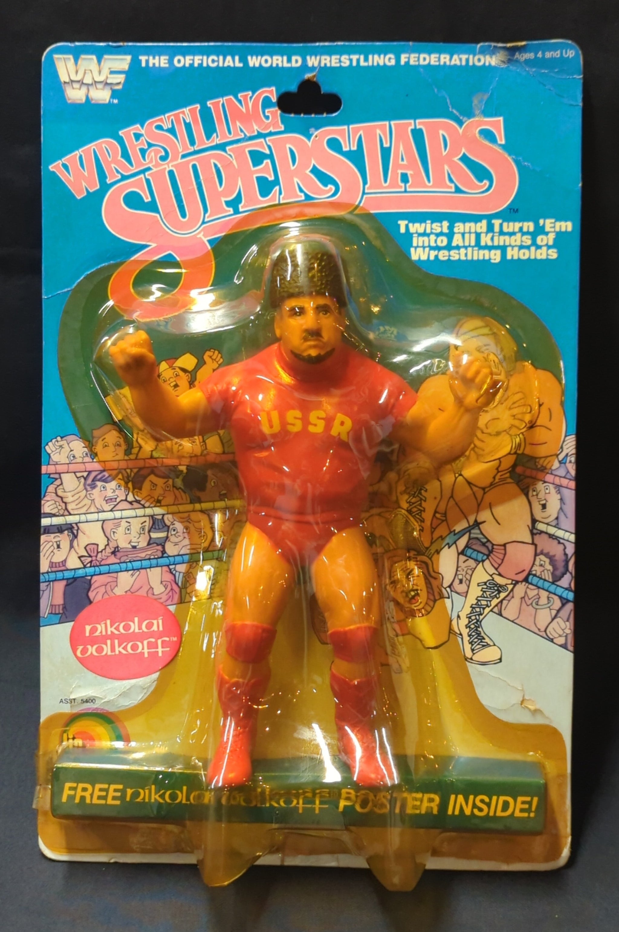 1985 WWF LJN Wrestling Superstars Series 1 Nikolai Volkoff – Wrestling ...