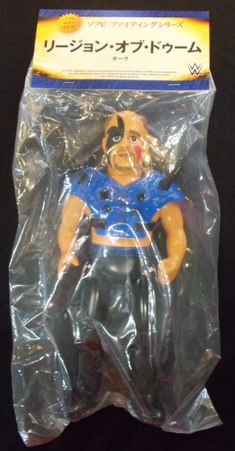 2015 WWE Medicom Toy Sofubi Fighting Series Hawk [With Blue Gear ...