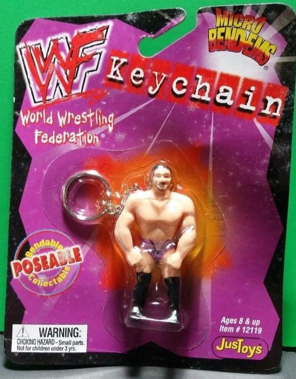 1999 WWF Just Toys Micro Bend-Ems Keychain Val Venis – Wrestling Figure ...