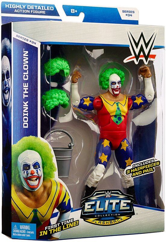 2015 WWE Mattel Elite Collection Series 34 Doink the Clown – Wrestling ...