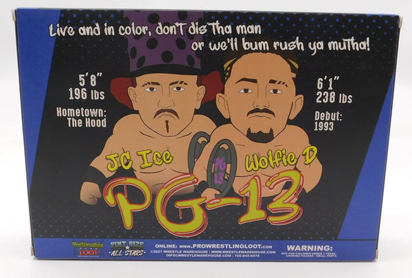 2022 Pro Wrestling Loot Pint Size All Stars PG-13: JC Ice & Wolfie D ...