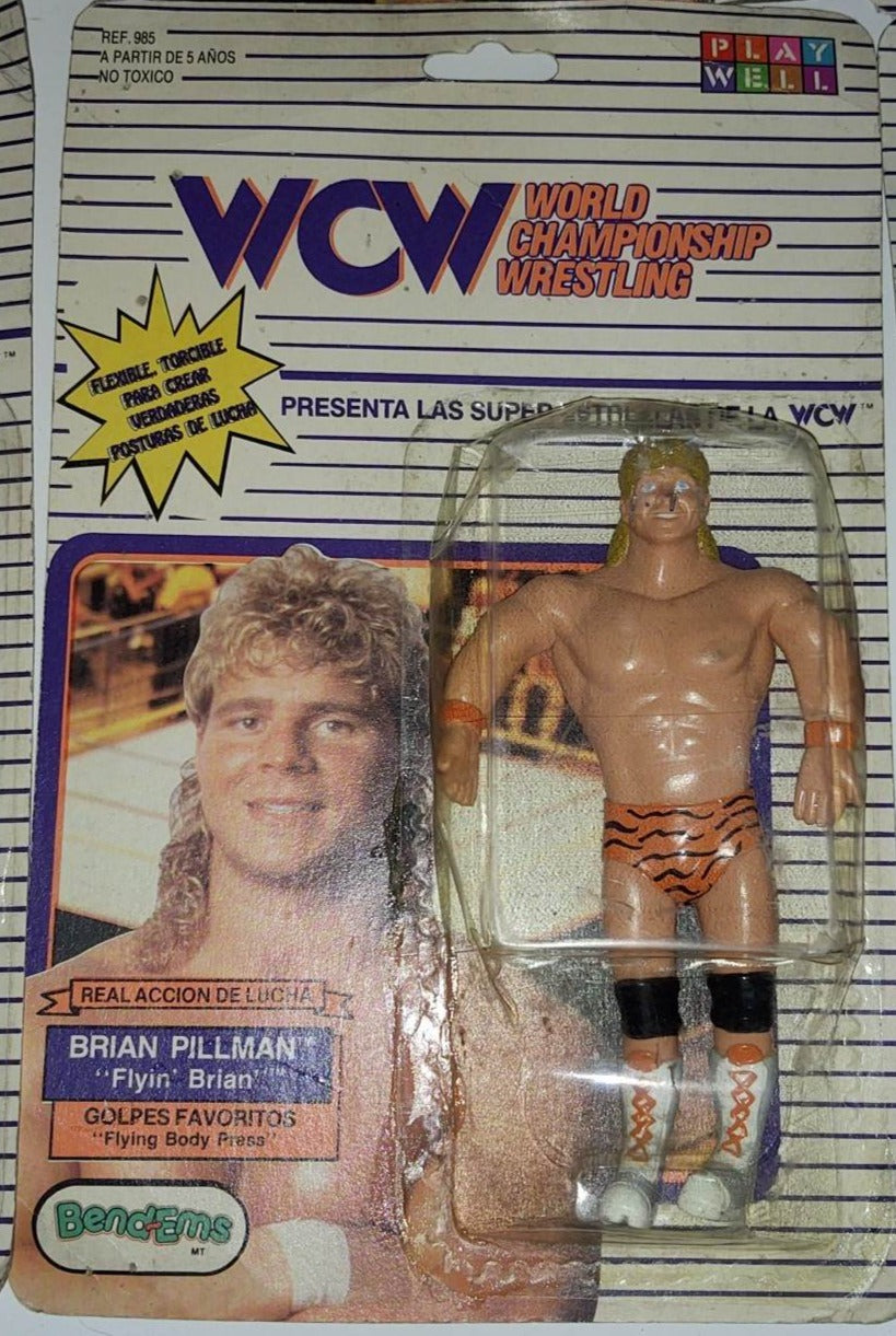 1991 WCW Play Well Bend-Ems Brian Pillman – Wrestling Figure Database