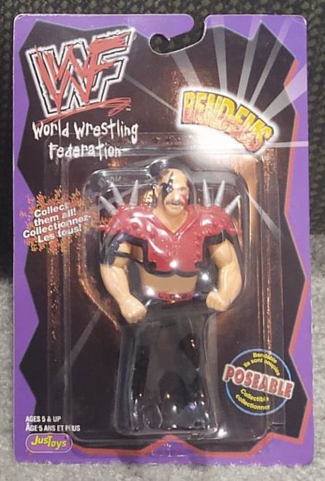 1998 WWF Just Toys Bend-Ems Canadian Champions Hawk – Wrestling Figure Database