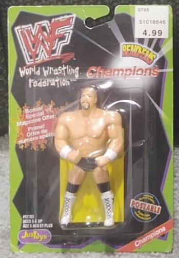 1999 WWF Just Toys Bend-Ems Canadian Champions Stone Cold Steve Austin ...
