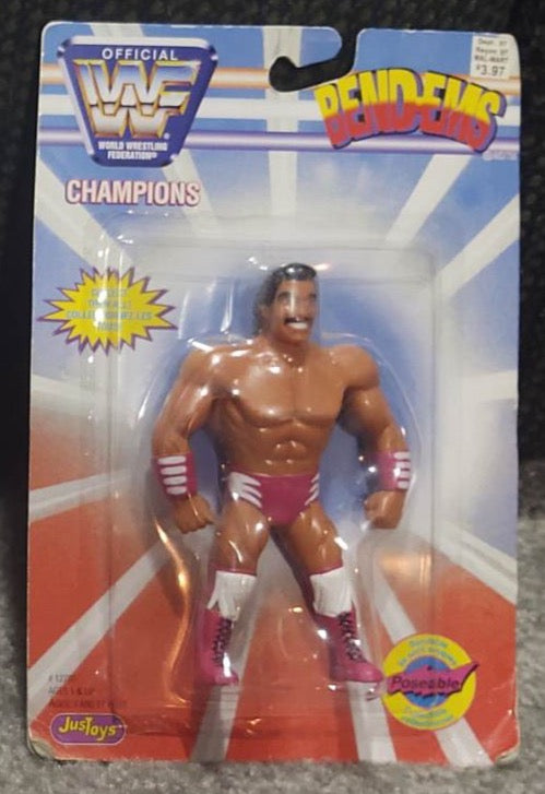 WWF Just Toys Bend-Ems Canadian Champions Wildman Marc Mero – Wrestling ...