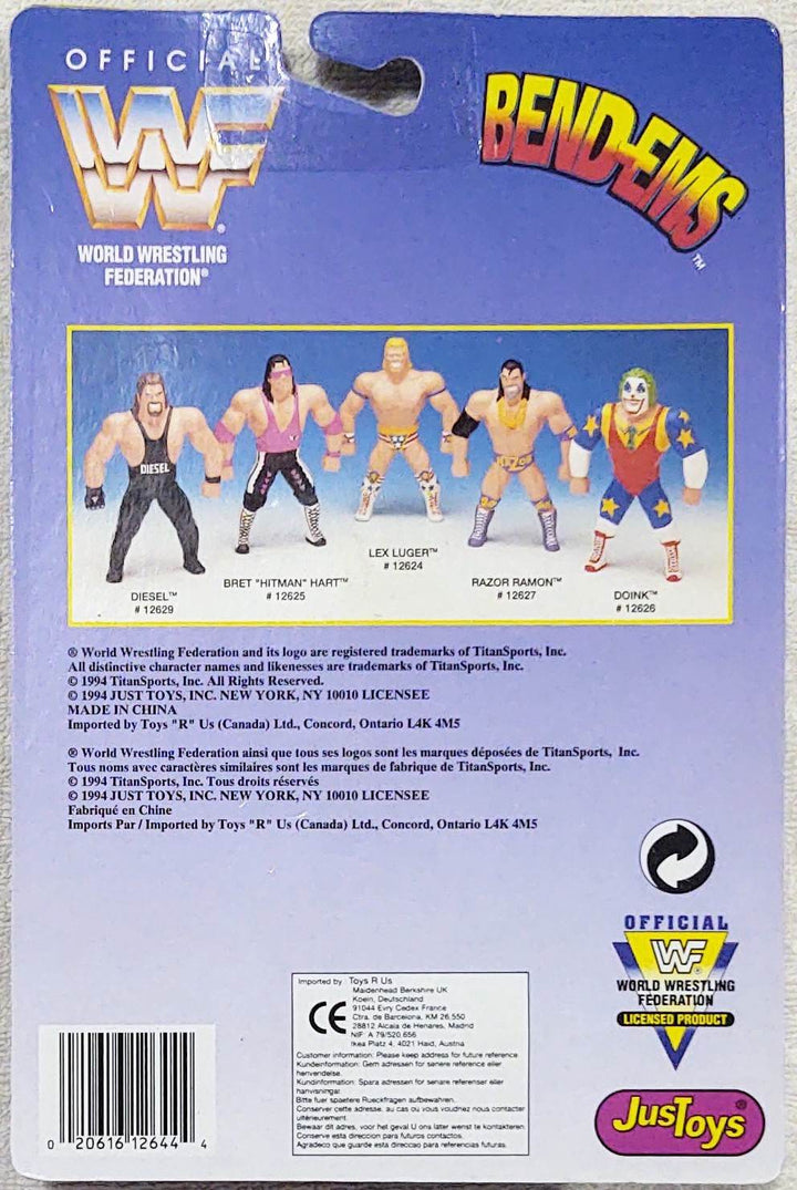 Just Toys WWF Bend-Ems, Micro Bend-Ems & Stretch-Ems – Wrestling Figure ...