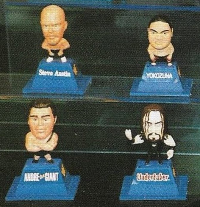 Unreleased WWF Playmates Toys Ring Masters Steve Austin & Andre the Gi ...