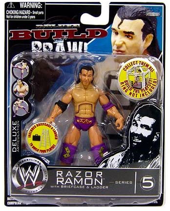 2008 WWE Jakks Pacific Deluxe Build 'N' Brawl Series 5 Razor Ramon ...