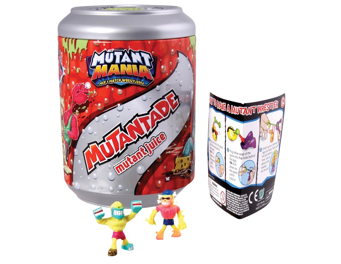 2015 Moose Toys Mutant Mania Mix & Match Wrestlers Storage Can ...