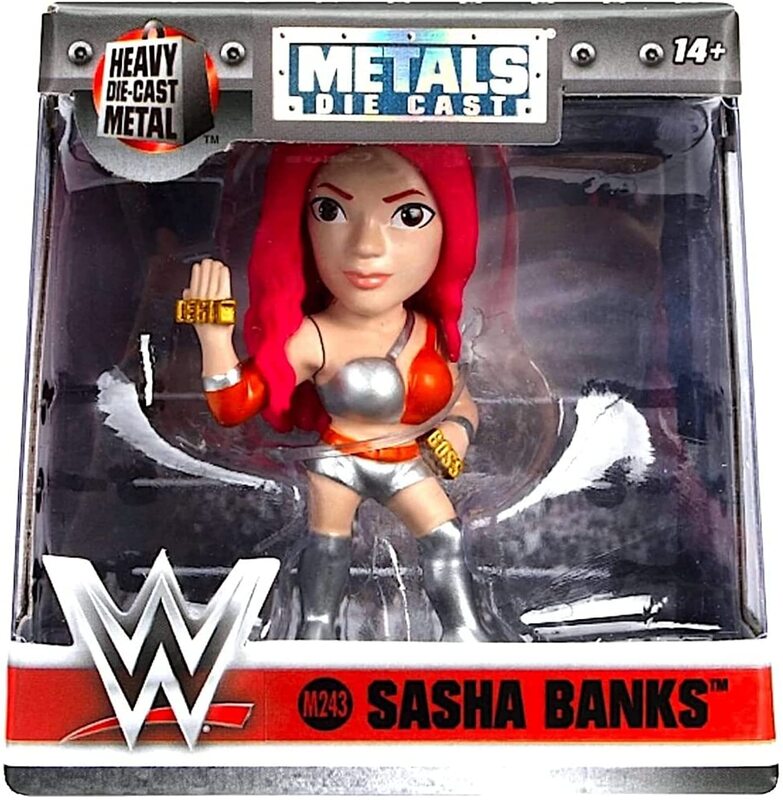 2017 WWE Jada Toys Metals Die Cast 2.5" Sasha Banks – Wrestling Figure ...