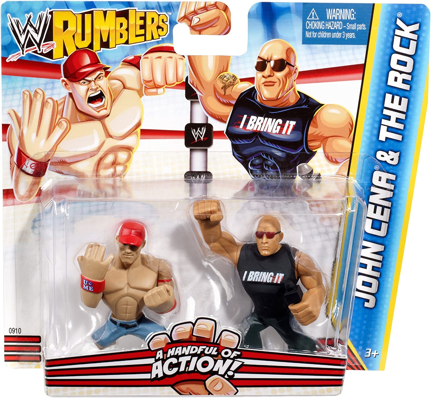 2012 WWE Mattel Rumblers Series 2 John Cena & The Rock – Wrestling ...