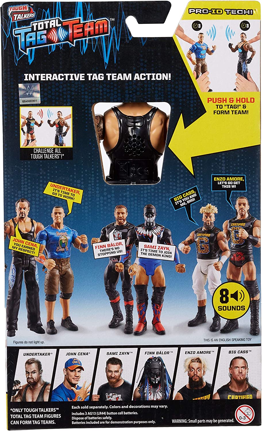 2018 WWE Mattel Tough Talkers: Total Tag Team Series 1 Undertaker ...