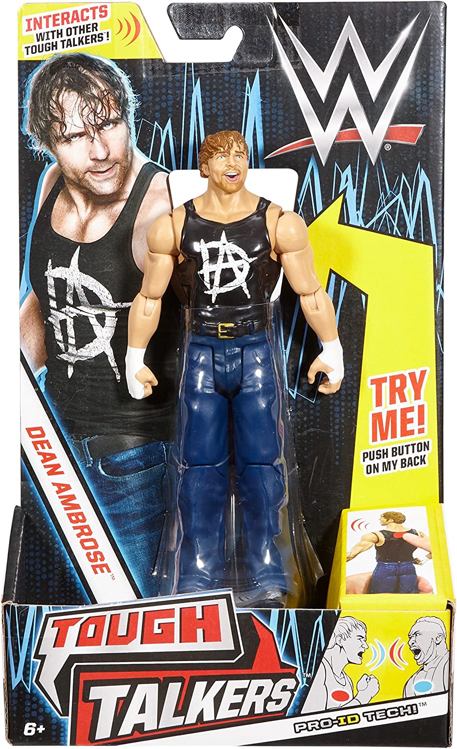 2017 WWE Mattel Tough Talkers Series 2 Dean Ambrose – Wrestling Figure ...