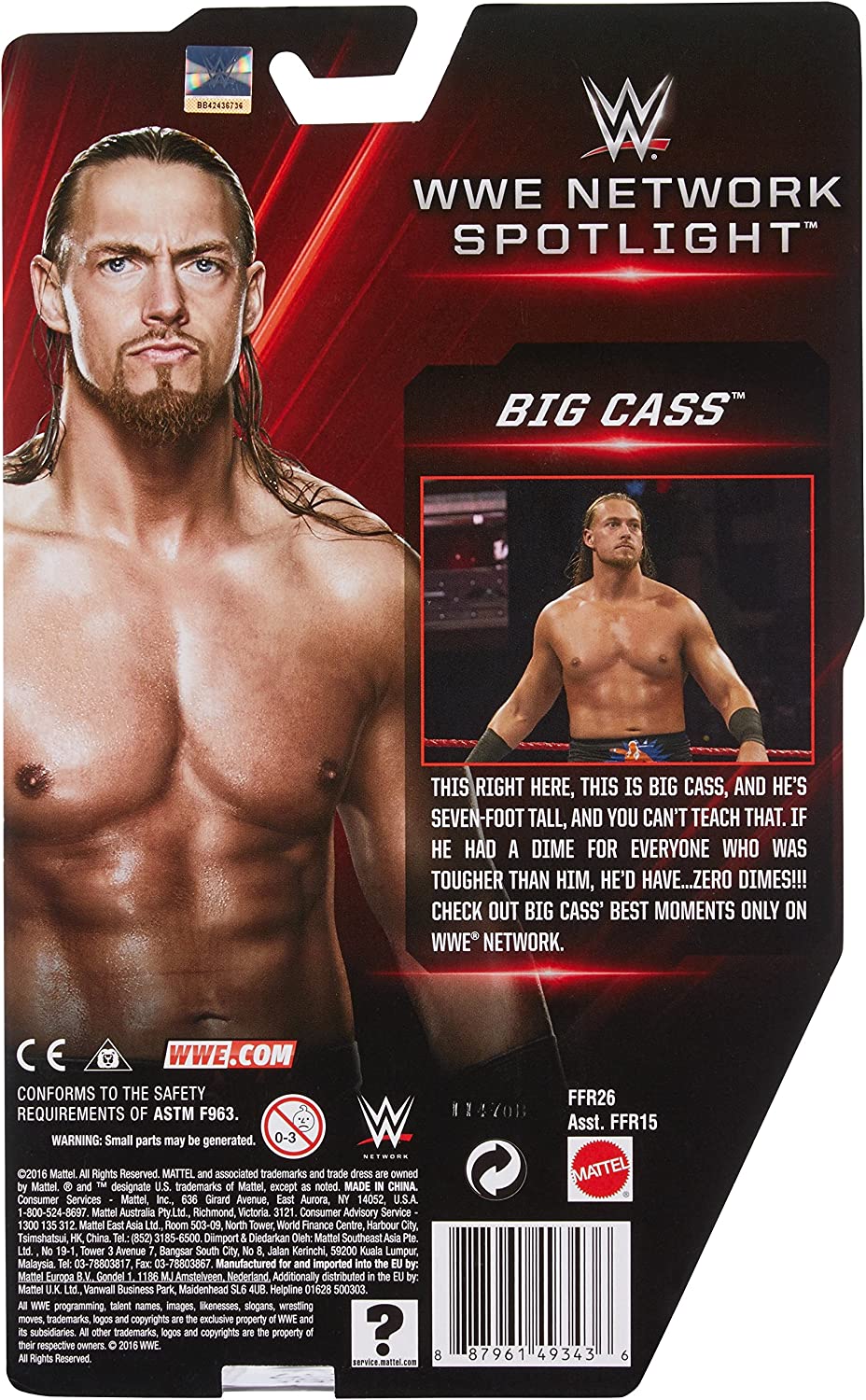 2016 WWE Mattel Basic Network Spotlight Big Cass [Exclusive ...