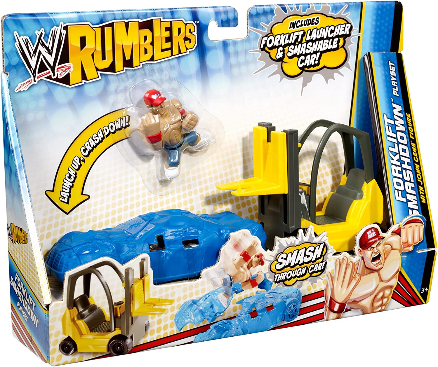 2012 WWE Mattel Rumblers Series 2 Forklift Showdown Playset [With John ...
